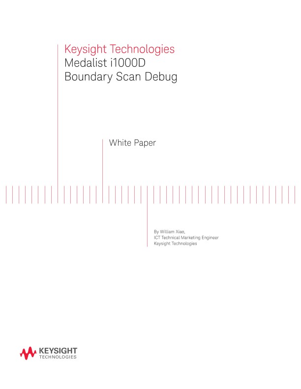 Medalist i1000D Boundary Scan Debug – White Paper PDF Asset Page | Keysight